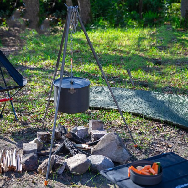 Outdoor Hanging Pot Picnic Supplies Equipment Outdoor Cookware Set ...